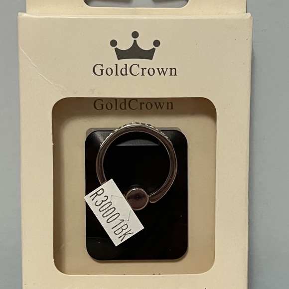 Accessories | Nwt Gold Crown Safety Ring And Portable Stand For Smart ...